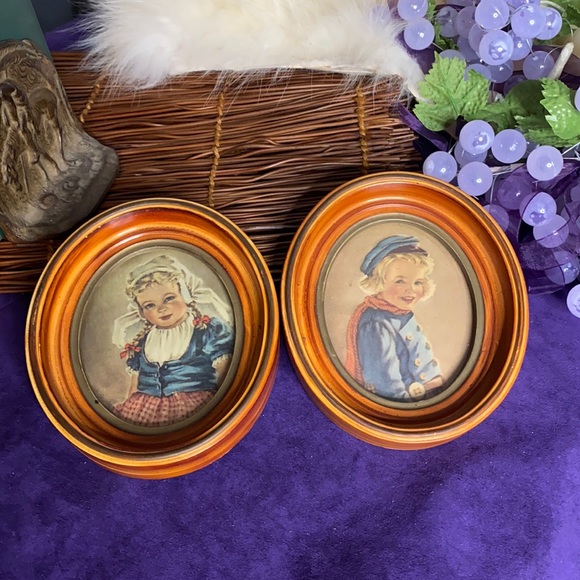 Hugo W.Schimdt | Art | Vintage Oval Portraits Of Katrina Adrian Hugo W ...